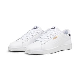Puma Damen Sneaker "SMASH 3.0 L", Gr. 38, blau, unifarben, Schuhe, mit sportlicher Optik, mit leicht profilierter Gummilaufsohle