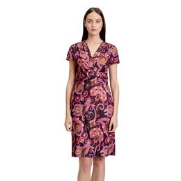 Cartoon Damen Jerseykleid "Damen mit Raffung", bunt, Gr. 42, Obermaterial: 95% Polyester, 05% Elasthan, Kleider