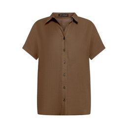 Betty Barclay Damen Schlupfbluse "Damen mit Kragen", braun, Gr. 40, Obermaterial: 100% Baumwolle, Blusen
