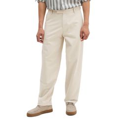 Marc O'Polo MARC O'POLO Herren Chinohose "aus Bio-Bauwoll-Stretch-Satin", beige, Gr. 36, unifarben, Obermaterial: 99% Baumwolle, 1% Elasthan, Hosen