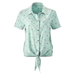 Gonso Damen Radtrikot "MOLVENO 0", gr&uuml;n, Gr. 34, 94% Polyester, 6% Elastan, Trikots, Weitenregulierbarer Saum durch modisches Binde-Element