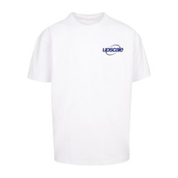 Herren T-Shirt "Upscale by Mister Tee Good Life Quest Oversize Tee", wei&szlig;, Gr. M, UPSCALE BY MISTER TEE, bedruckt, 100% Baumwolle, Shirts
