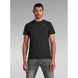 G-Star Raw G-STAR Herren T-Shirt "Base T-Shirt", schwarz, Gr. M, Obermaterial: 100% Baumwolle, Shirts