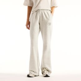 New Balance Damen Sweathose "REIMAGINED FLEECE PANT"ash heather (ahh), Gr. XS, Obermaterial: 60% Baumwolle, 40% Polyester, Hosen, f&uuml;r Erwachsene, mit