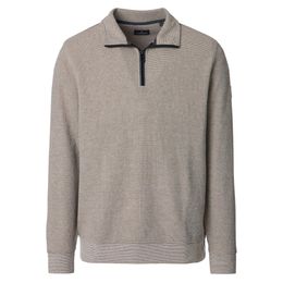 Casamoda Herren Sweatshirt "Casamoda Sweattroyer uni", beige, Gr. XXL, 90% Baumwolle, 10% Polyester, Sweatshirts