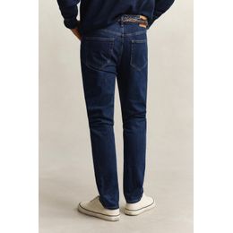 Gant Herren Slim-fit-Jeansmid blau, Gr. 38, Denim/Jeans, Obermaterial: 97% Baumwolle, 2% Polyester, 1% Elasthan, Jeans, Clean Wash