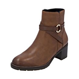 Remonte Damen Stiefelette "Remonte Stiefelette Leder", Gr. 45braun, Leder, Schuhe