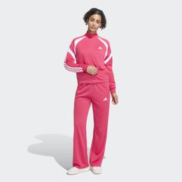 Damen Trainingsanzug "W TEAMSPORT TS", pink, Gr. L, adidas Sportswear, Obermaterial: 100% Polyester, Sportanz&uuml;ge, f&uuml;r Erwachsene, 2-teilig,
