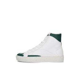NAE Vegan Shoes High-Top Sneakers 'London' female size 39 Dark green / White