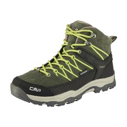 CMP Kinder Wanderschuh "KIDS RIGEL MID WP TREKKING SHOES", Gr. 39, gr&uuml;n, Leder, Schuhe, wasserdicht
