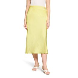 Betty Barclay Damen Maxirock "Damen unifarben"gelb, Gr. 44, Satin, Obermaterial: 100% Polyester, R&ouml;cke
