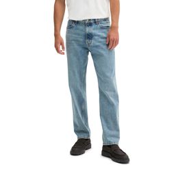 Marc O'Polo MARC O'POLO Herren Straight-Jeans "mit CIRCULOSE", blau, Gr. 36, unifarben, Obermaterial: 79% Baumwolle, 20% Viskose, 1% Elasthan, Jeans