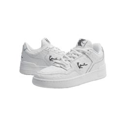 Karl Kani Herren Sneaker "Karl Kani Herren KKFWM000304 89 LXRY PRM Schuhe", Gr. 44,5, wei&szlig;, Leder, Schuhe