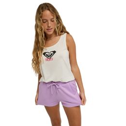 Roxy Damen Sweatshorts "Surfing By Moonlight", lila, Gr. L, Obermaterial: 68% Viskose, 29% Polyester, 3% Elasthan., Hosen
