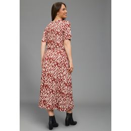 Damen Jerseykleid "Gro&szlig;e Gr&ouml;&szlig;en"gemustert, Gr. 50, LAURA SCOTT CURVE, gemustert, Jersey, Obermaterial: 95% Viskose, 5% Elasthan, Kleider, wadenlanger