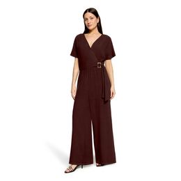 Cartoon Damen Overall "Damen mit Schnalle", braun, Gr. 34, Obermaterial: 80% Viskose, 20% Leinen, Overalls