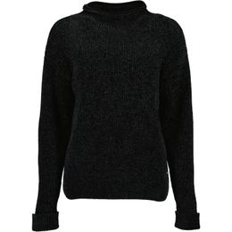 Blue Seven Damen Strickpullover "Pullover mit Stehkragen"9990, schwarz, Gr. 38, 100% Polyester, Pullover