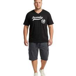 LAVECCHIA Shirt 'LV-9900 &Uuml;bergr&ouml;&szlig;en' Herren Gr&ouml;&szlig;e XXXL schwarz