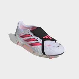 Damen Fu&szlig;ballschuh "PREDATOR PRO, FESTE B&Ouml;DEN, UMSCHLAGBARE ZUNGE", adidas Performance, Gr. 44,5, pink, Synthetik, Textil, Schuhe, Au&szlig;ensohle f&uuml;r