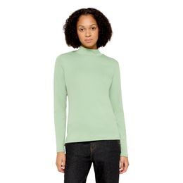 Cartoon Damen Kurzarmshirt "Damen mit Kragen", gr&uuml;n, Gr. 40, Obermaterial: 57% Baumwolle, 38% Polyester, 5% Elasthan, Shirts
