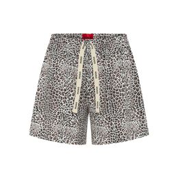 HUGO UNDERWEAR Damen Pyjamashorts "Casual", Gr. M, bunt, Web, Obermaterial: 60% Modal, 32% Baumwolle, 8% Elasthan, Hosen, mit Allover-Print