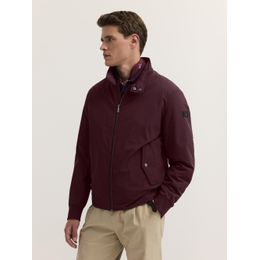 Bugatti Herren Blouson "Regular Fit", rot, Gr. 48, unifarben, 85% Polyamid, 15% Elasthan, Jacken, Regular Fit DynamicSeries Stretch Stehkragen