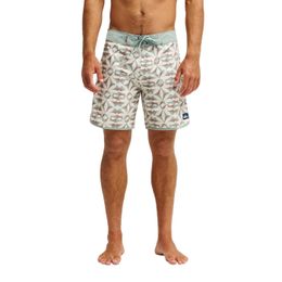 Quiksilver Herren Boardshorts "Surfsilk Scallop 18"", bunt, Gr. 33, Obermaterial: 88% Polyester, 12% Elasthan., Hosen