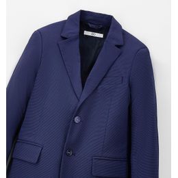 IDO Jungen Sakko "BOY JACKET", blau, Gr. 140, 67% Viskose, 28% Polyamid, 5% Elasthan, Sakkos