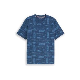 Tom Tailor T-Shirt Herren Gr&ouml;&szlig;e S saphir / hellblau