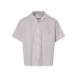 Selected Button Up Shirt 'Kyle' male size L Smoke blue / White