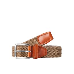Jack & Jones JACK & JONES Belt 'JACSPRING' male size 85 Auburn / Light brown