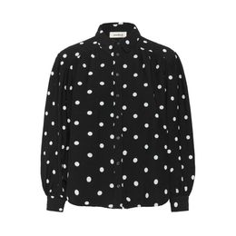 Soaked in Luxury Bluse 'SLIdola Ebba' Damen Gr&ouml;&szlig;e XL schwarz / wei&szlig;
