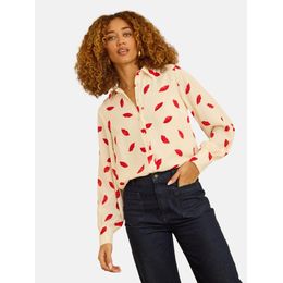 Love & Roses Bluse Damen Gr&ouml;&szlig;e L enzian / gr&uuml;n / neonpink / schwarz