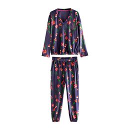 B By Ted Baker Pyjama Damen Gr&ouml;&szlig;e 5XL navy / gr&uuml;n / koralle / pink Sommerkleid