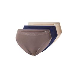 Calvin Klein Underwear Slip Damen Gr&ouml;&szlig;e L elfenbein / navy / brokat