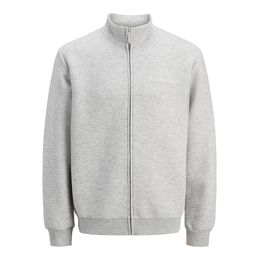 Jack & Jones JACK & JONES Zip-Up Hoodie 'JCOFusion' male size M Light grey