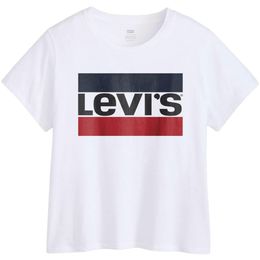 LEVI'S&reg; PLUS Levi's Plus Shirt 'The Perfect' female size 4XL Navy / Ruby red / White