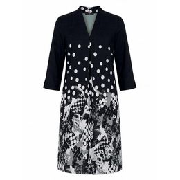 Emilia Lay - Kleid mit 3/4-Arm, schwarz, Gr. 40 / M