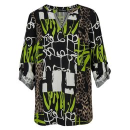 Doris Streich - Long-Bluse, schwarz, Gr. 50 / XL