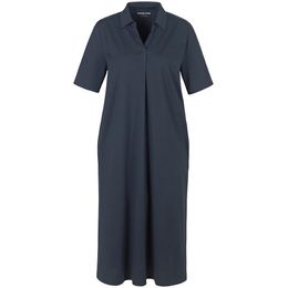 Green Cotton - Jersey-Kleid Frederikke, blau, Gr. 46 / L - Baumwolle