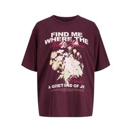 Jack & Jones JJXX T-Shirt 'JXSandra' Damen Gr&ouml;&szlig;e XL pastellgr&uuml;n / dunkelpink / weinrot / wei&szlig;