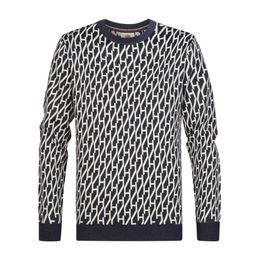 PETROL INDUSTRIES Sweater male size M Cream / Dark blue