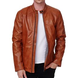 Tazzio &Uuml;bergangsjacke '19707' Herren Gr&ouml;&szlig;e M cognac