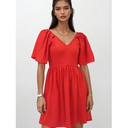 Trend Ala&ccedil;atı Stili Kleid Damen Gr&ouml;&szlig;e 36 rot Sommerkleid