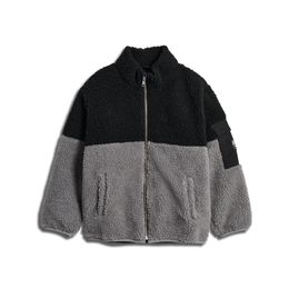 SOMETIME SOON Fleece Jacket 'Fusion' boy size 134 Grey / Black