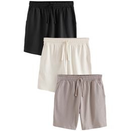 next Shorts Herren Gr&ouml;&szlig;e 38 creme / hellbraun / schwarz