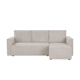 Ecksofa mit Schlaffunktion Cleo beige Ma&szlig;e (cm): B: 230 H: 88 T: 148.0 Sofas > Sofas nach Material > Stoffsofas &raquo; Sofa DE