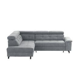 M&ouml;bel Kraft Ecksofa Frieda grau Ma&szlig;e (cm): B: 271 H: 87 T: 207.0 &raquo; M&ouml;bel Kraft