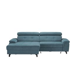 Ecksofa Frieda blau Ma&szlig;e (cm): B: 265 H: 87 T: 180.0 Sofas > Sofas nach Material > Stoffsofas &raquo; Sofa DE