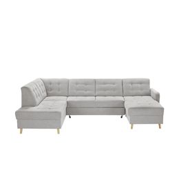 Wohnlandschaft Venus grau Ma&szlig;e (cm): B: 299 H: 88 T: 195.0 Sofas > Sofas nach Material > Stoffsofas &raquo; Sofa DE
